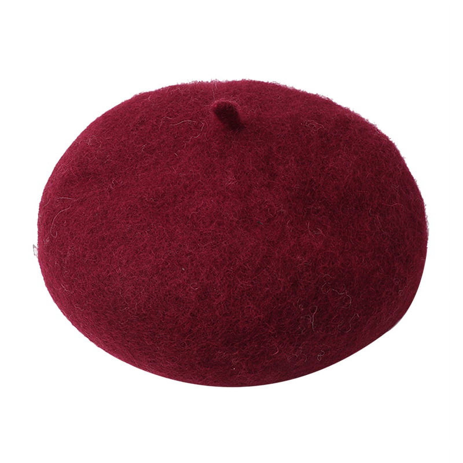Kids Wool French Beret - Little Girls Artist Beret Hat - Walmart.com