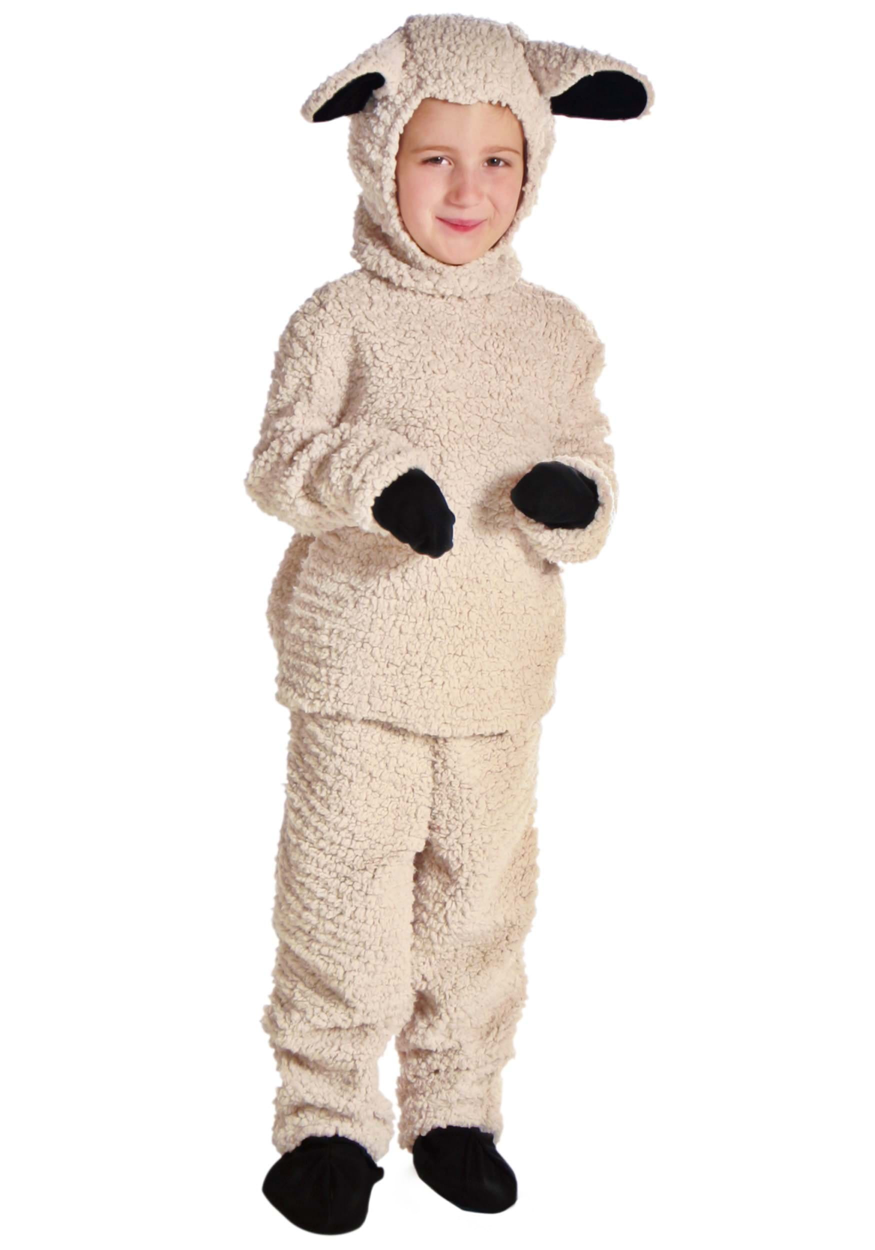 Walmart Kids Woolly Sheep Costume for Halloween, 100% Polyester, Faux ...