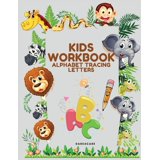 Kids Workbook: Colorful Pages book, Tracing letters for kindergarten ...
