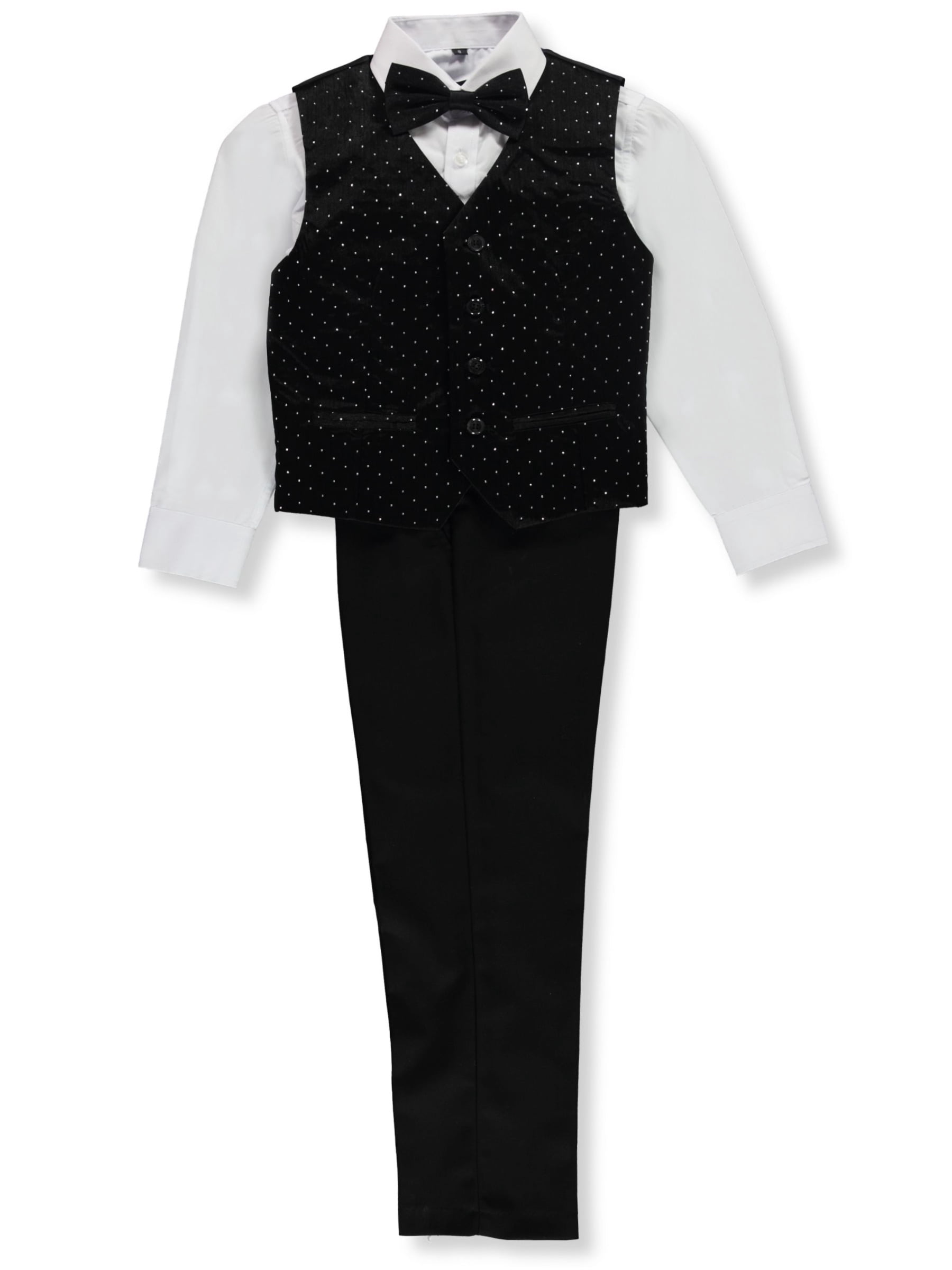 Kids World Boys’ 5-Piece Suit Tuxedo Color: black Size: 20 - Walmart.com
