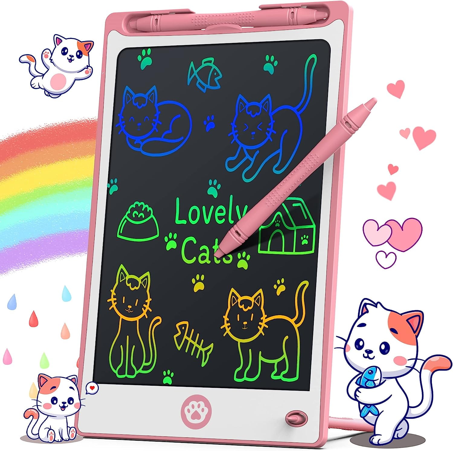Kids Writing Tablet,Toys for 3 4 5 6 7 Year Old Girls Boys, 8.8 Inch ...
