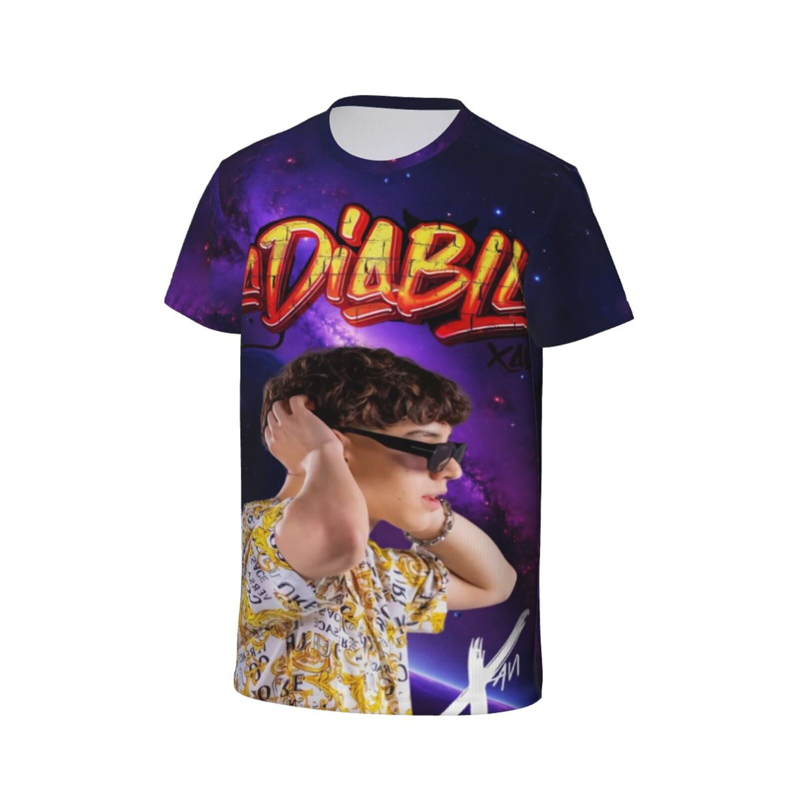 Kids Xavi Singer Graphic Tees Funny Cartoon 3D Print Short Sleeve T ...