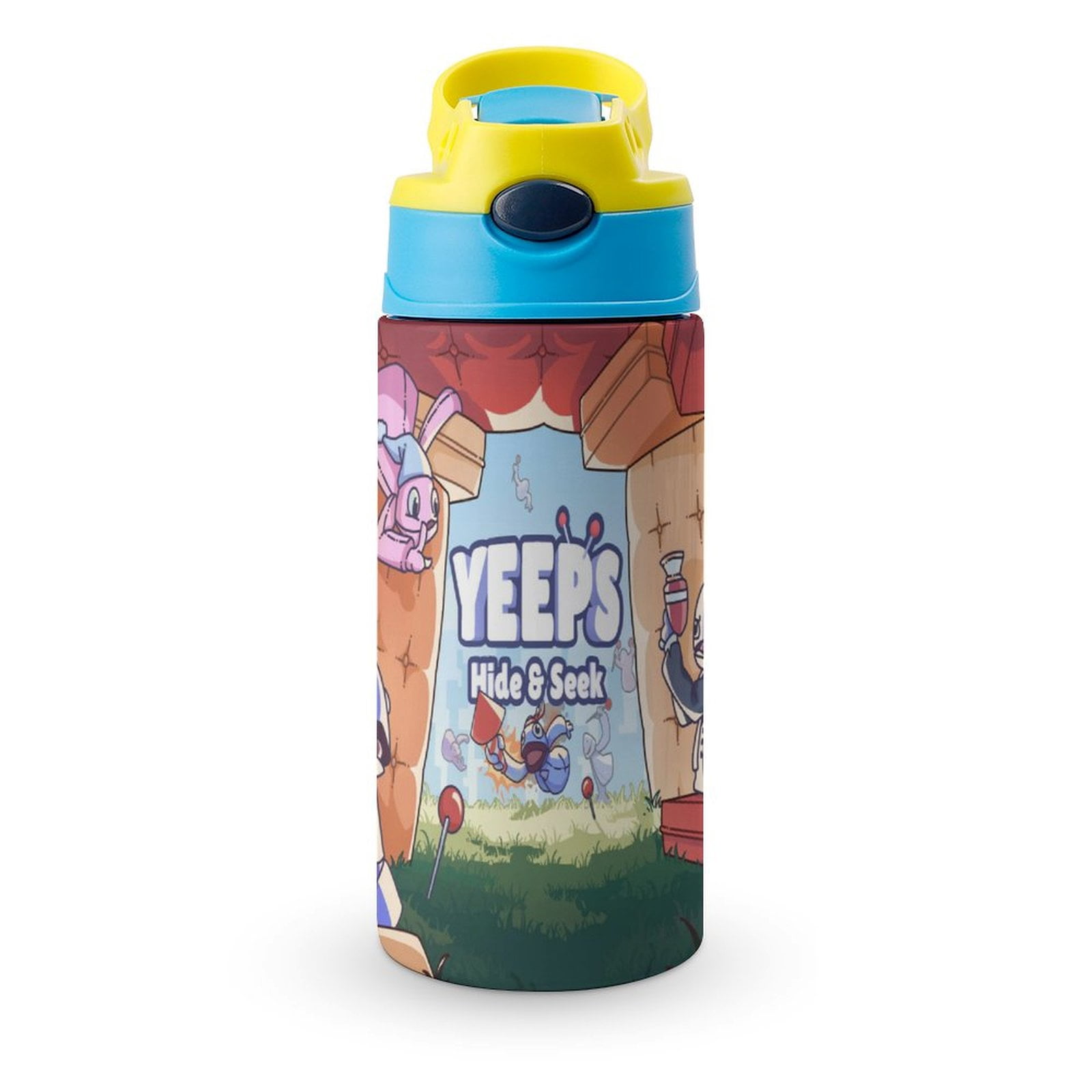 Kids Yeep-s Hide And See Water Bottle Insulated Stainless Steel Water ...