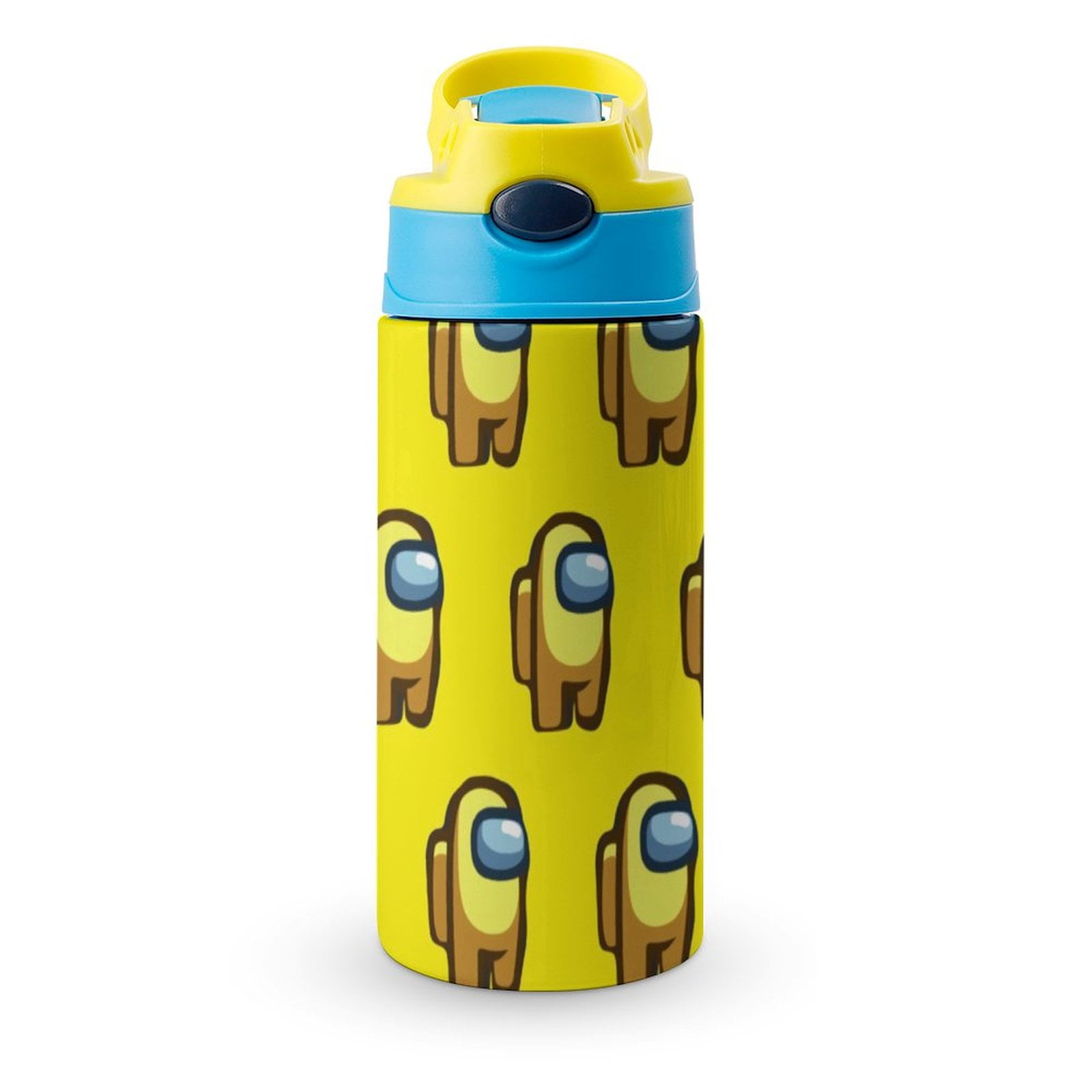 Kids Yellow Among Us Insulated Water Bottle - 12oz BPA-FREE Stainless ...