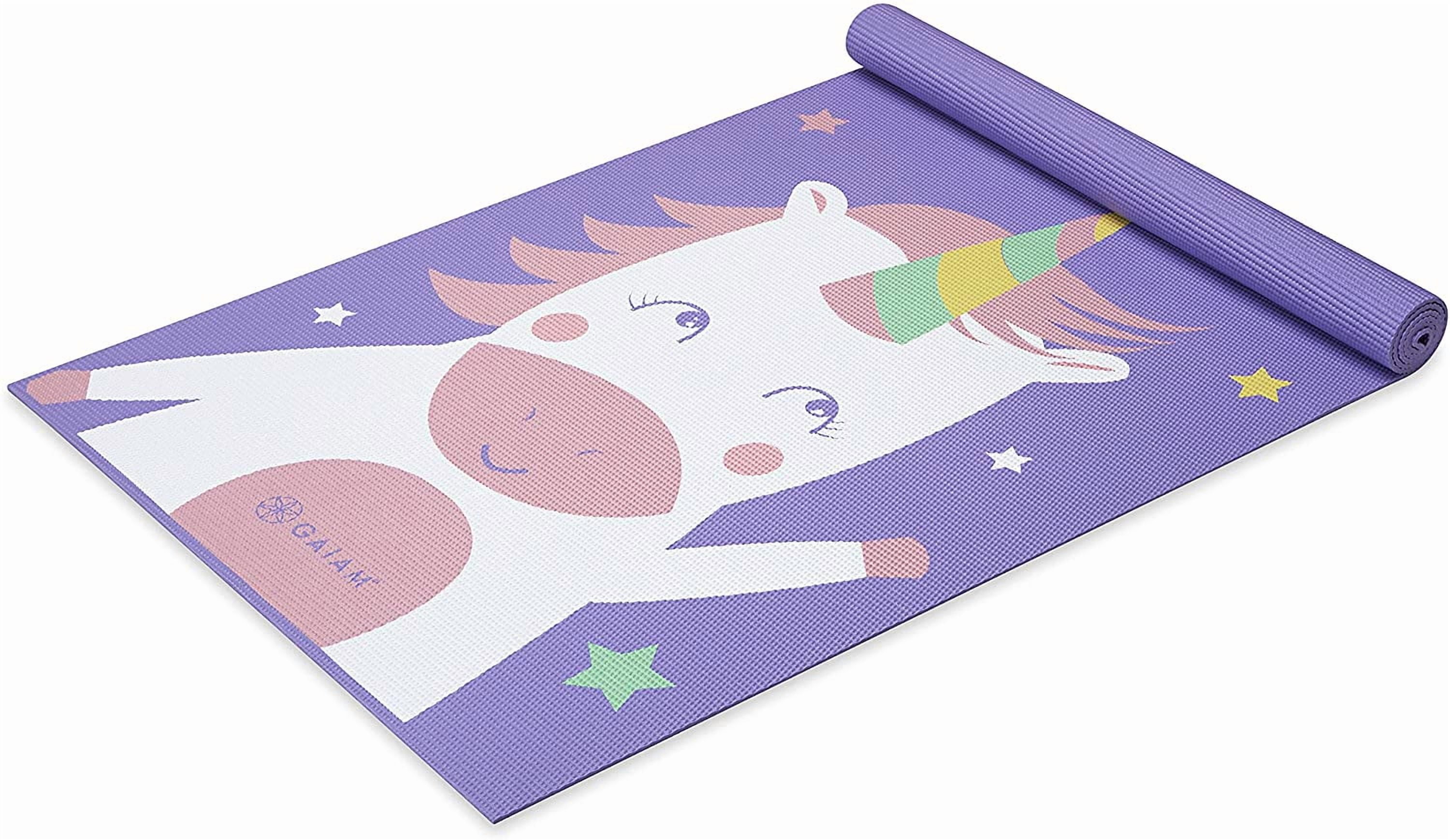 Kids Yoga Mat Exercise Mat, for with Fun Prints - Playtime Babies ...