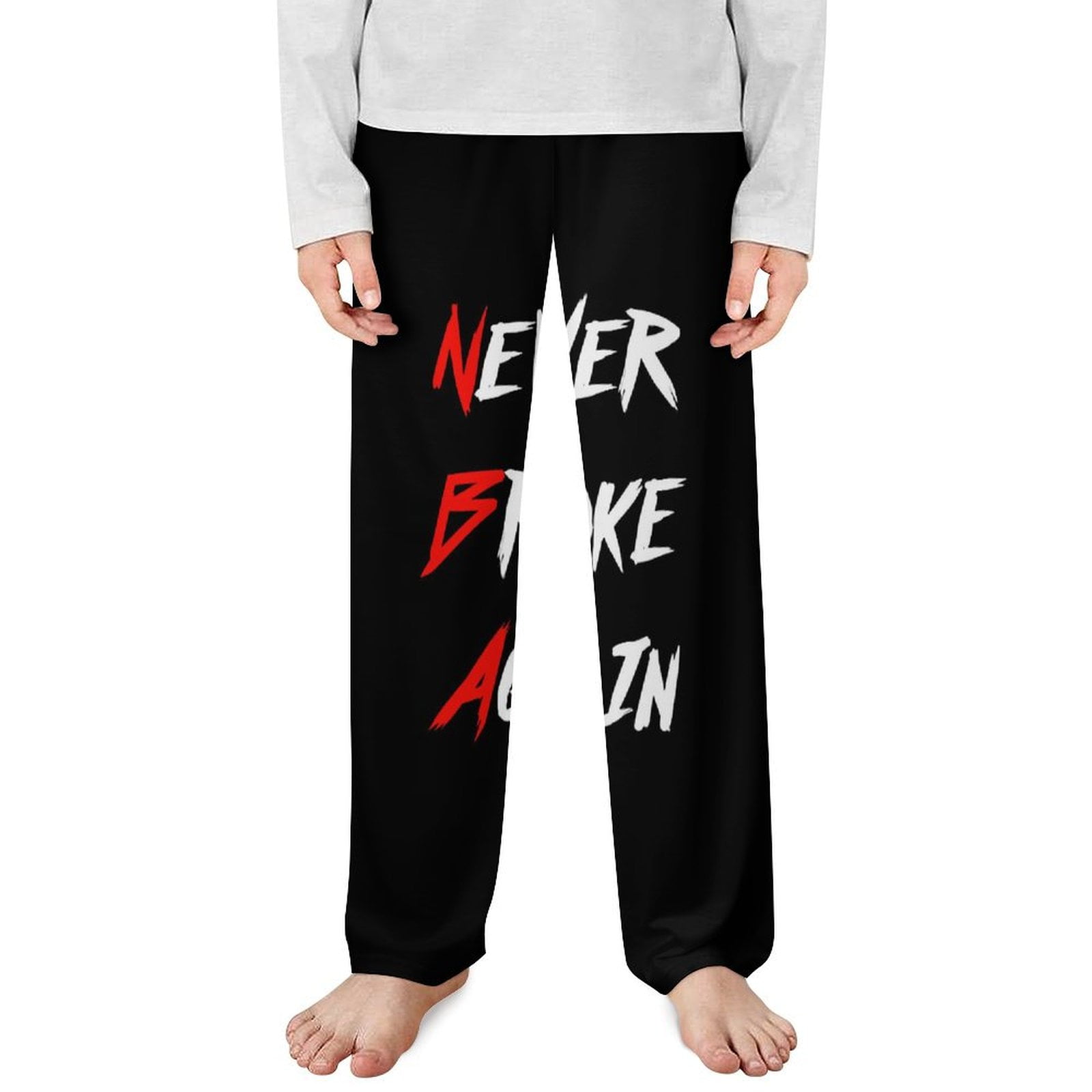 Kids Young-Boy Never Br-oke Again Pajama Pants Cartoon Long Pj Pants ...