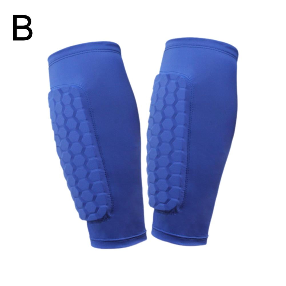 Kids Youth Adult, Calf Comprion Slve with Honeycomb Pads for Shin ...