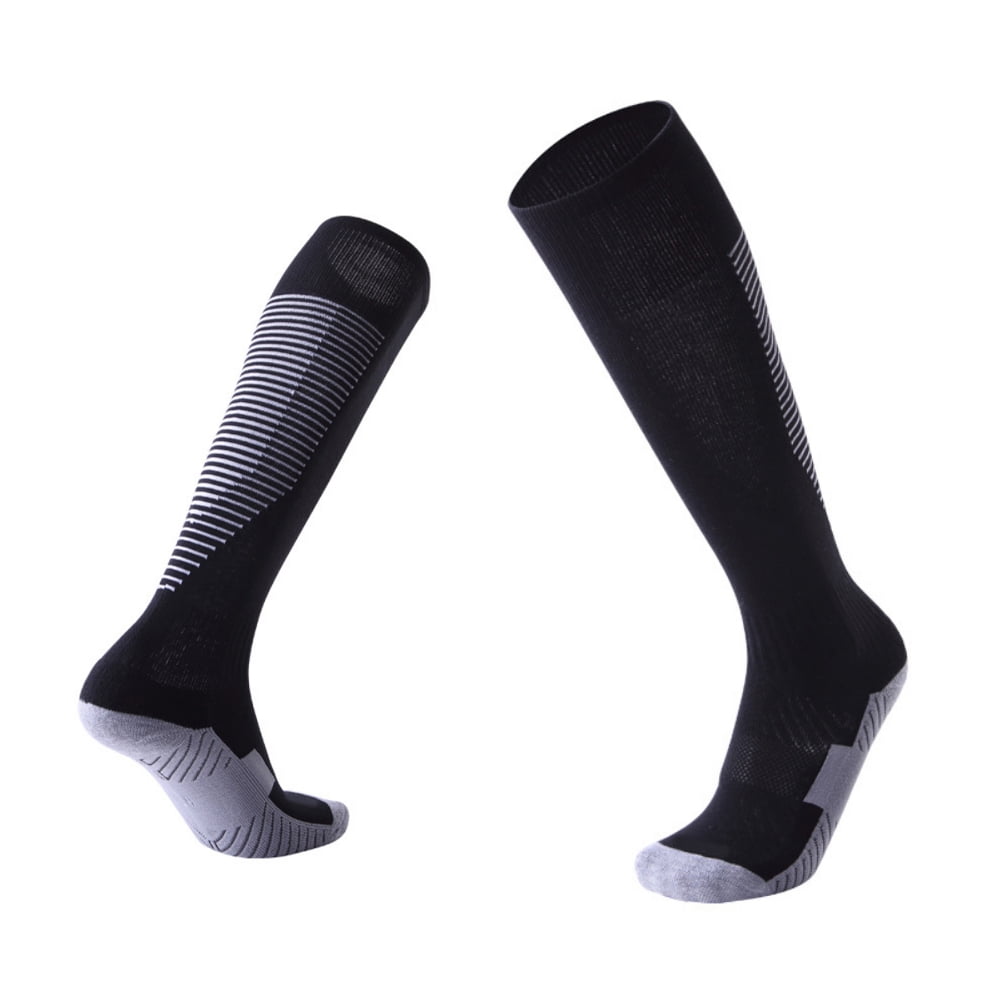 Kids Youth Adult Soccer Socks 1 Pack Knee High Tube Socks Towel Bottom ...