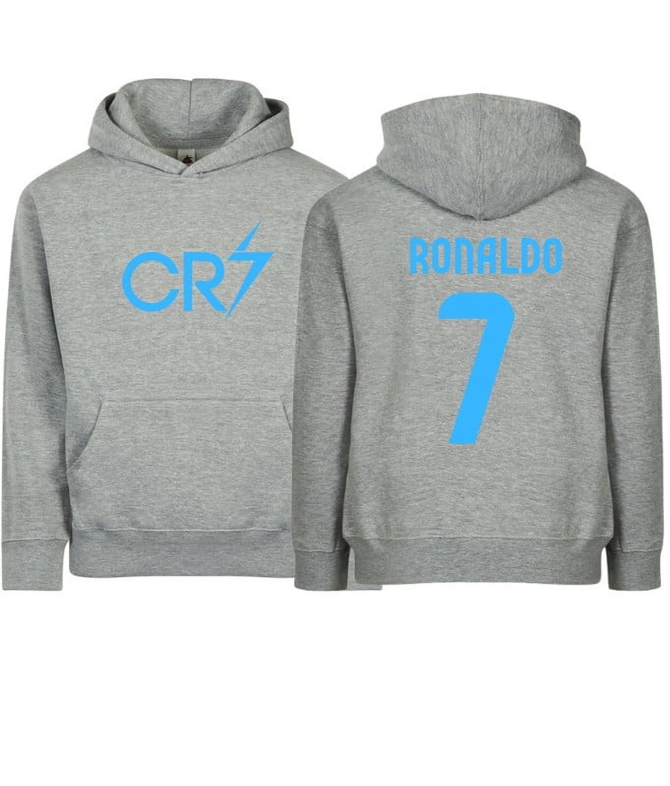 Kids/Youth CR7 Ronaldo #7 Pullover Hoodie with Kangaroo Pocket ...