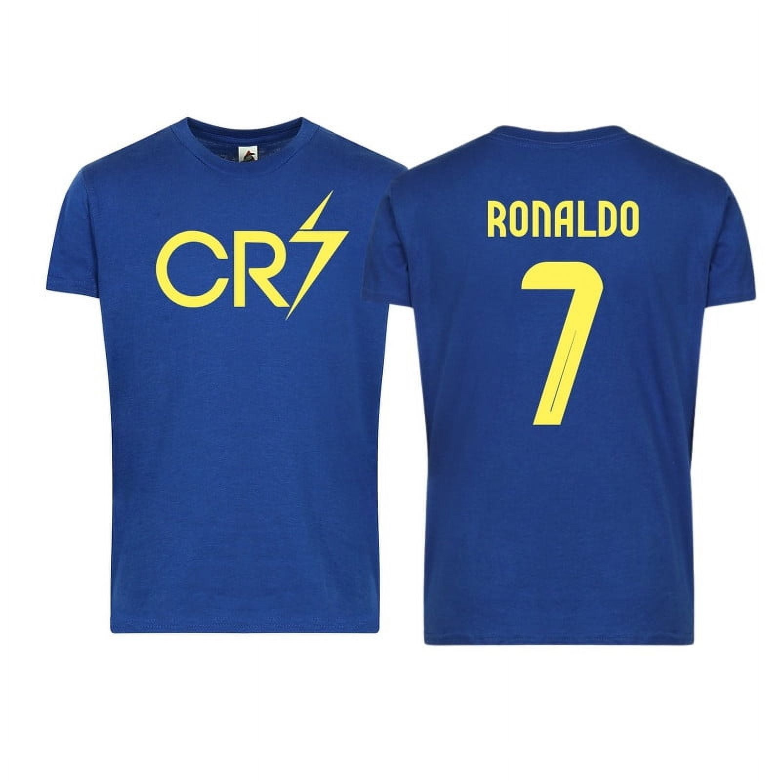 Kids/Youth CR7 Ronaldo #7 Short Sleeve Tee Shirt – Front & Back Design ...