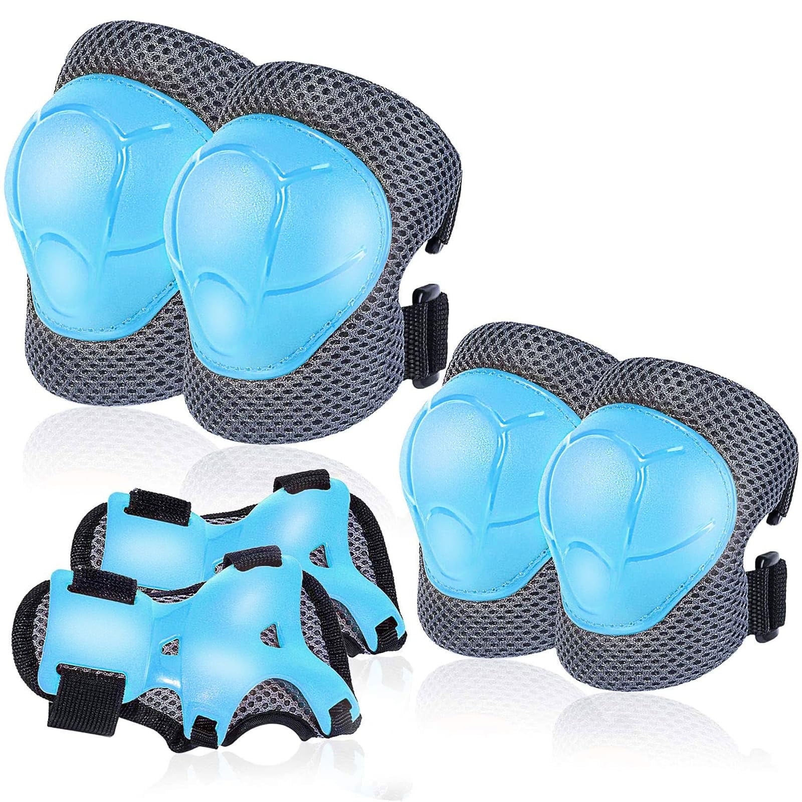BOSONER Basic Kids Protective Gear: Kids Knee Pads and Elbow Pads with ...