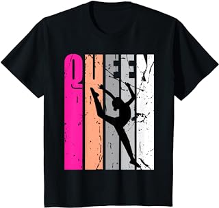 Kids Youth Rhythmic Gymnastics Queen Birthday Gymnast T-Shirt - Walmart.com