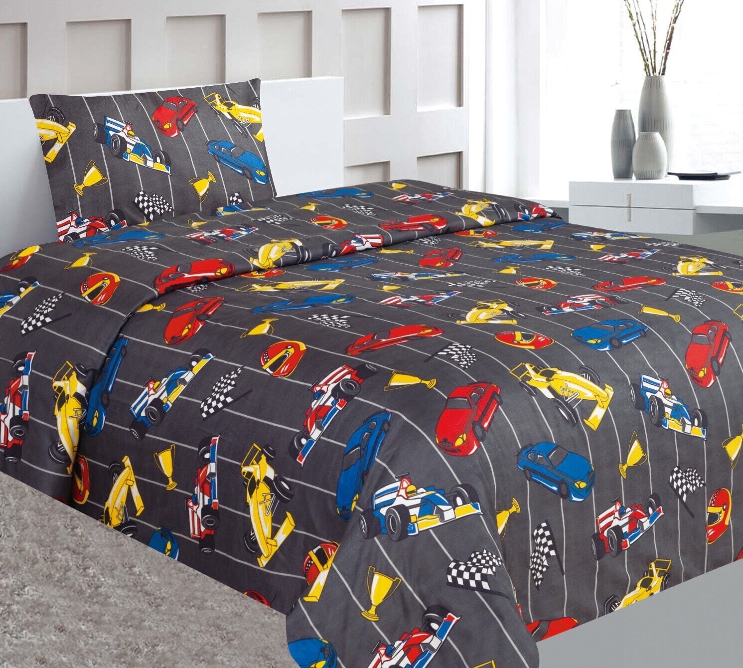 Walmart Kids Twin Bedding Set, Soft Printed Design, Easy Wash ...