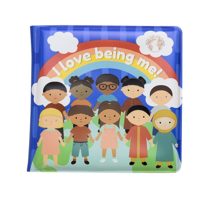 Kids for Culture 6" Affirmation Vinyl Bath Book with Squeaker, I Love ...