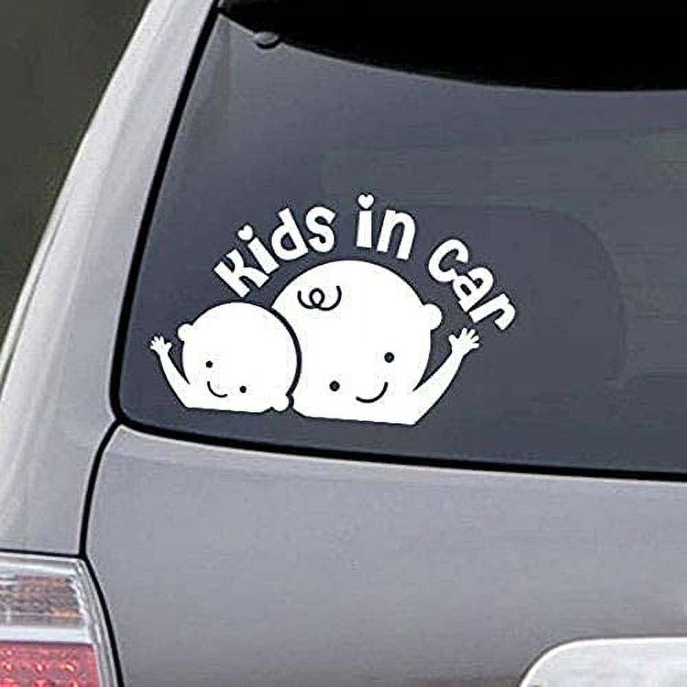 Kids in Car Decal Baby in Car Sticker Baby on board car decal Cute Baby ...