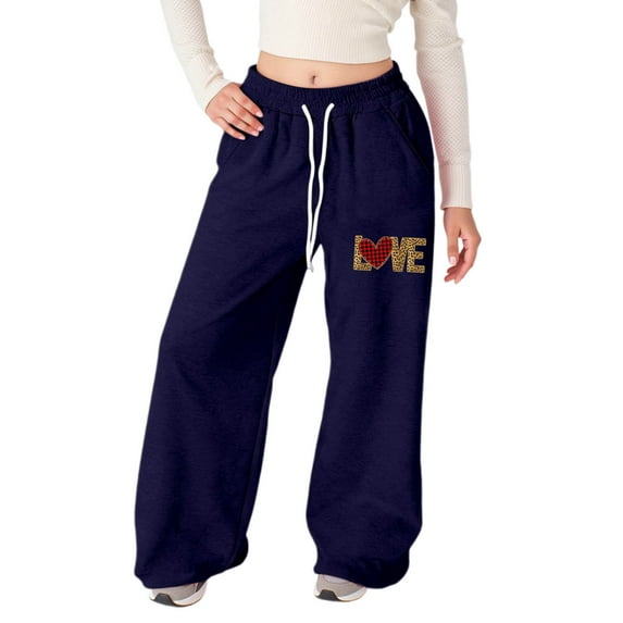Kids lOVE Sweatpants Kids Drawstring Joggers Athletic Pants with ...