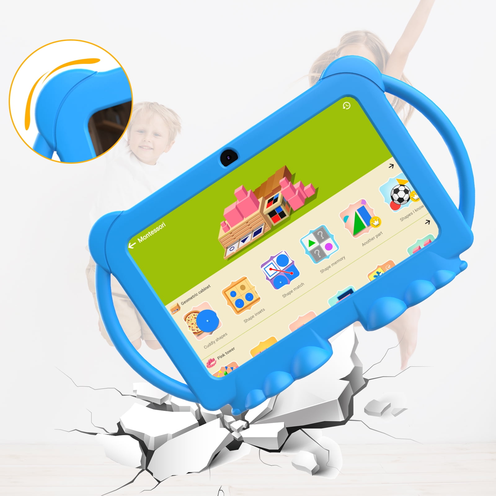 Kids tablet Q8K blue tablet 32GB ROM Tablet PC for Kids child - Walmart.com