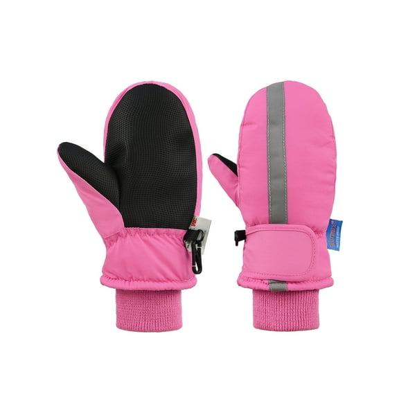 Kids Ski Mittens Waterproof Snow Thinsulate Mittens Toddler Warm Winter ...
