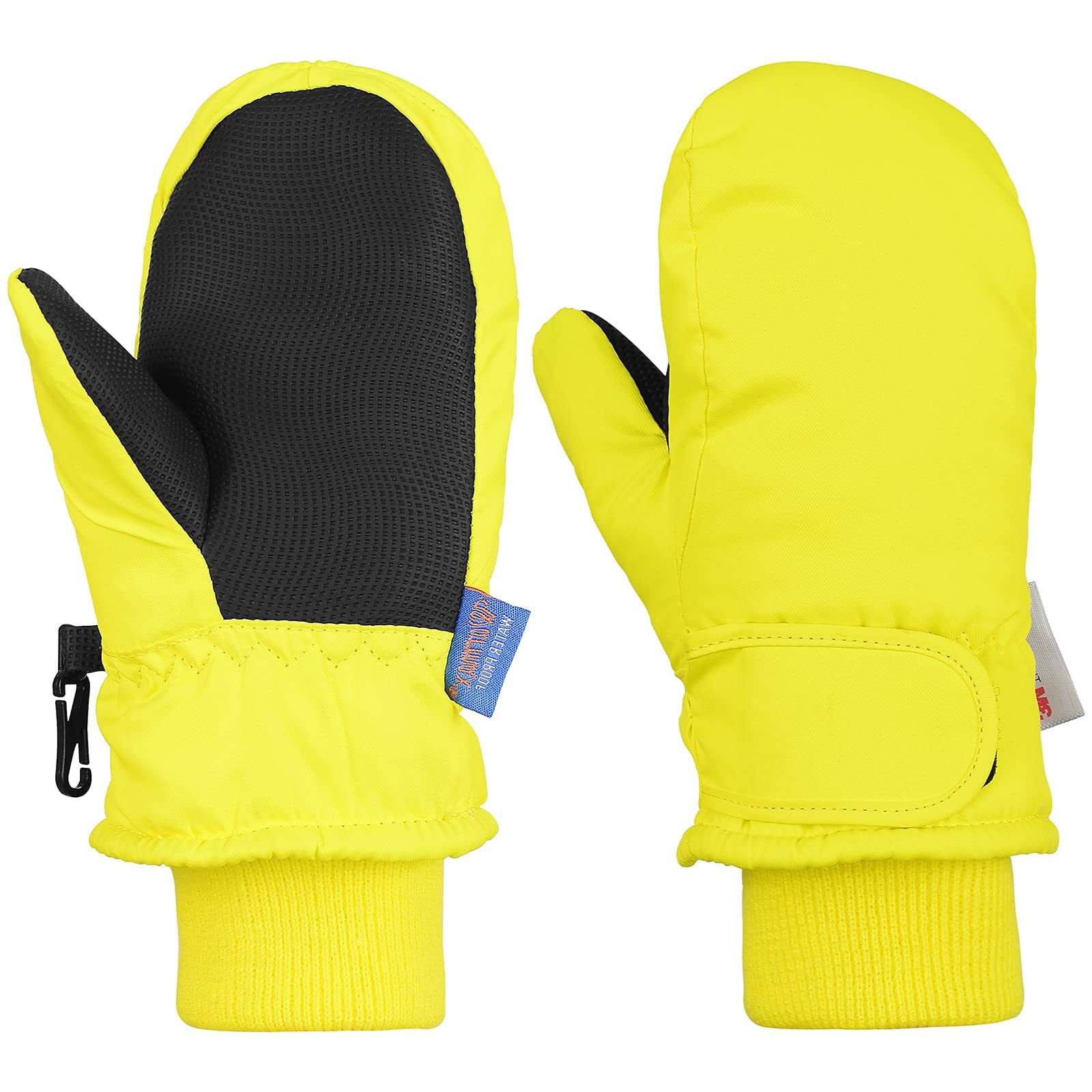 Kids winter gloves ski snow waterproof warm cold weather mittens for ...