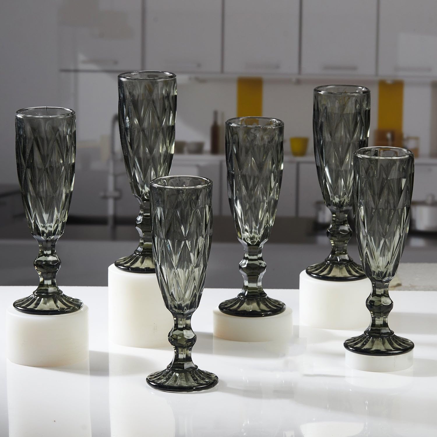 KidsCityin Crystal Glassware Wine Glass for Drinking Sparkling White ...