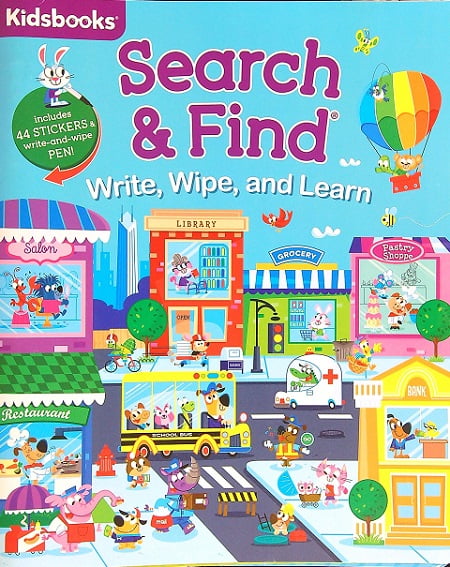 Kidsbooks: Search & Find: Write, Wipe, & Learn, Book 1 (Walmart ...