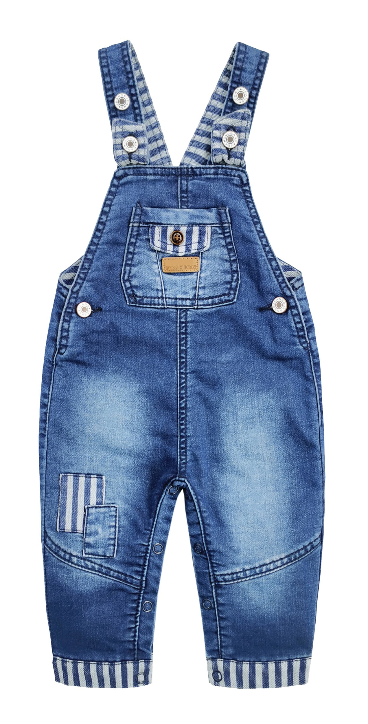 Kidscool Space Baby Boys Easy Diaper Changing Snap Legs Bib Pocket ...