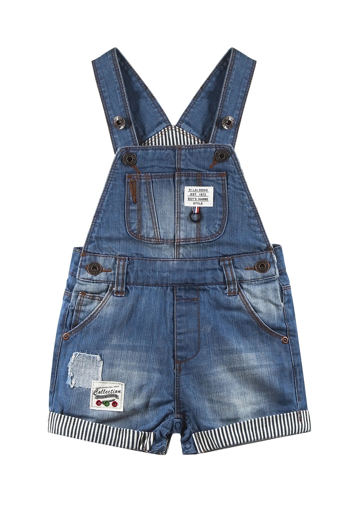 Kidscool Space Baby & Little Boys Big Bib Pocket Stripe Cuffed Bottom ...