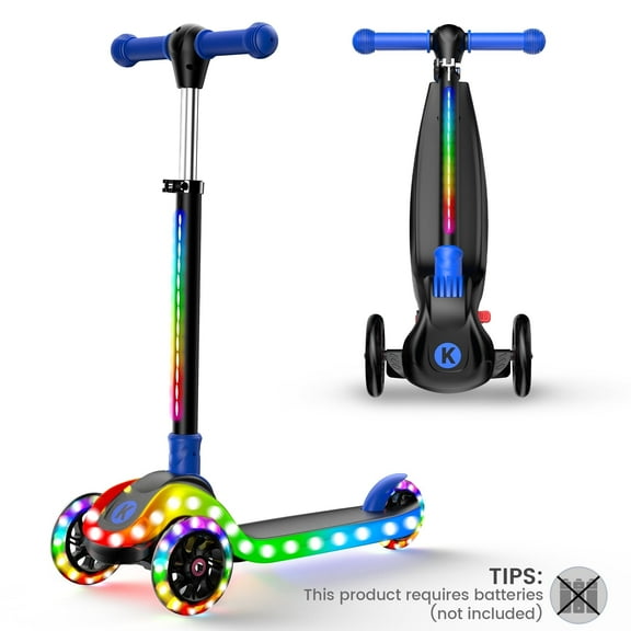 Micro Kickboard Mini Deluxe Blue Scooter, Adjustable Handlebar ...