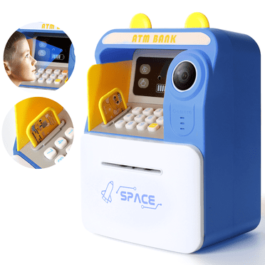 JoyStone Kids Digital Money Box Slot, Mini ATM Savings Machine with ...