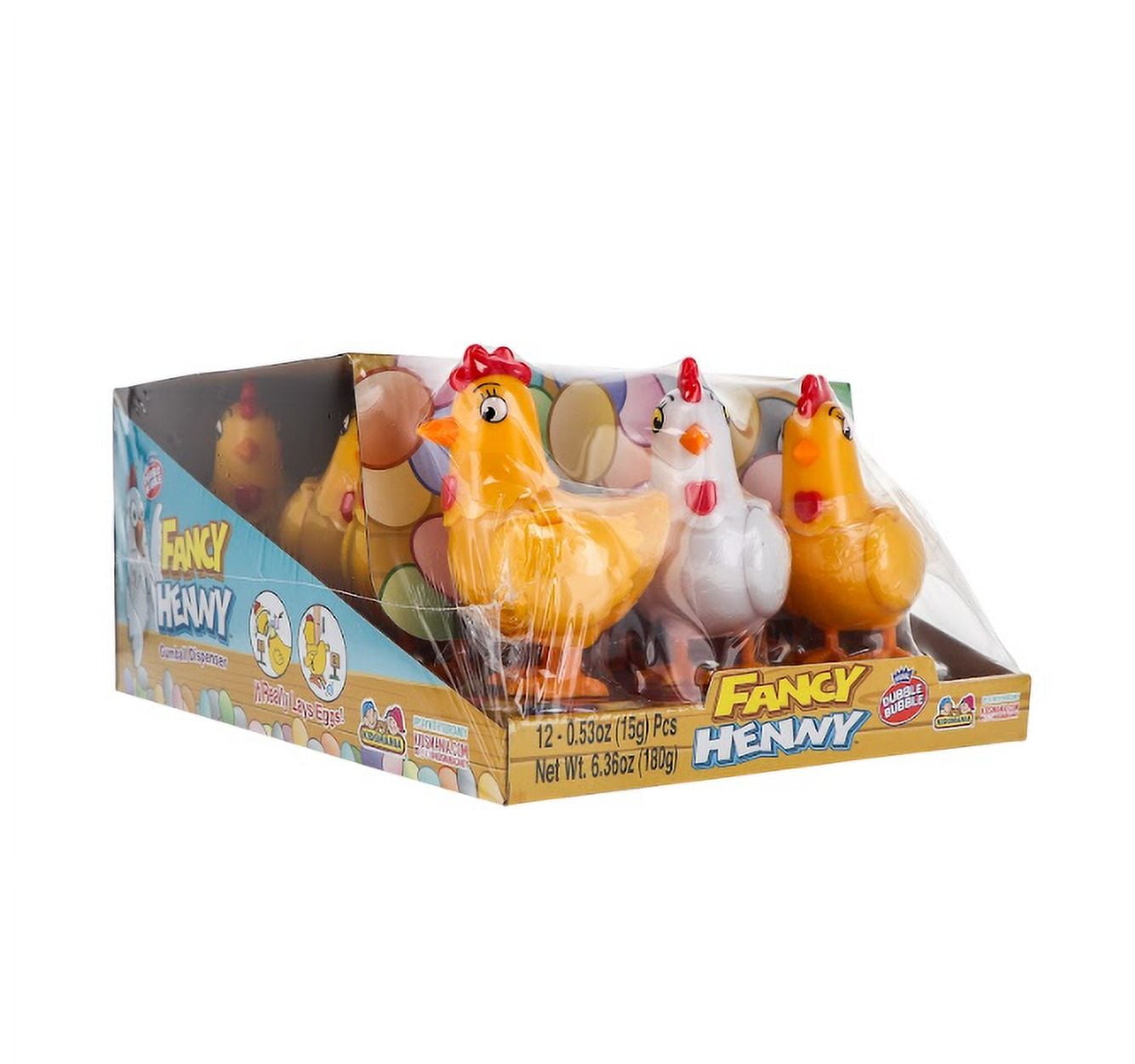 Kidsmania Fancy Henny Gumball Dispenser 12Ct - Walmart.com