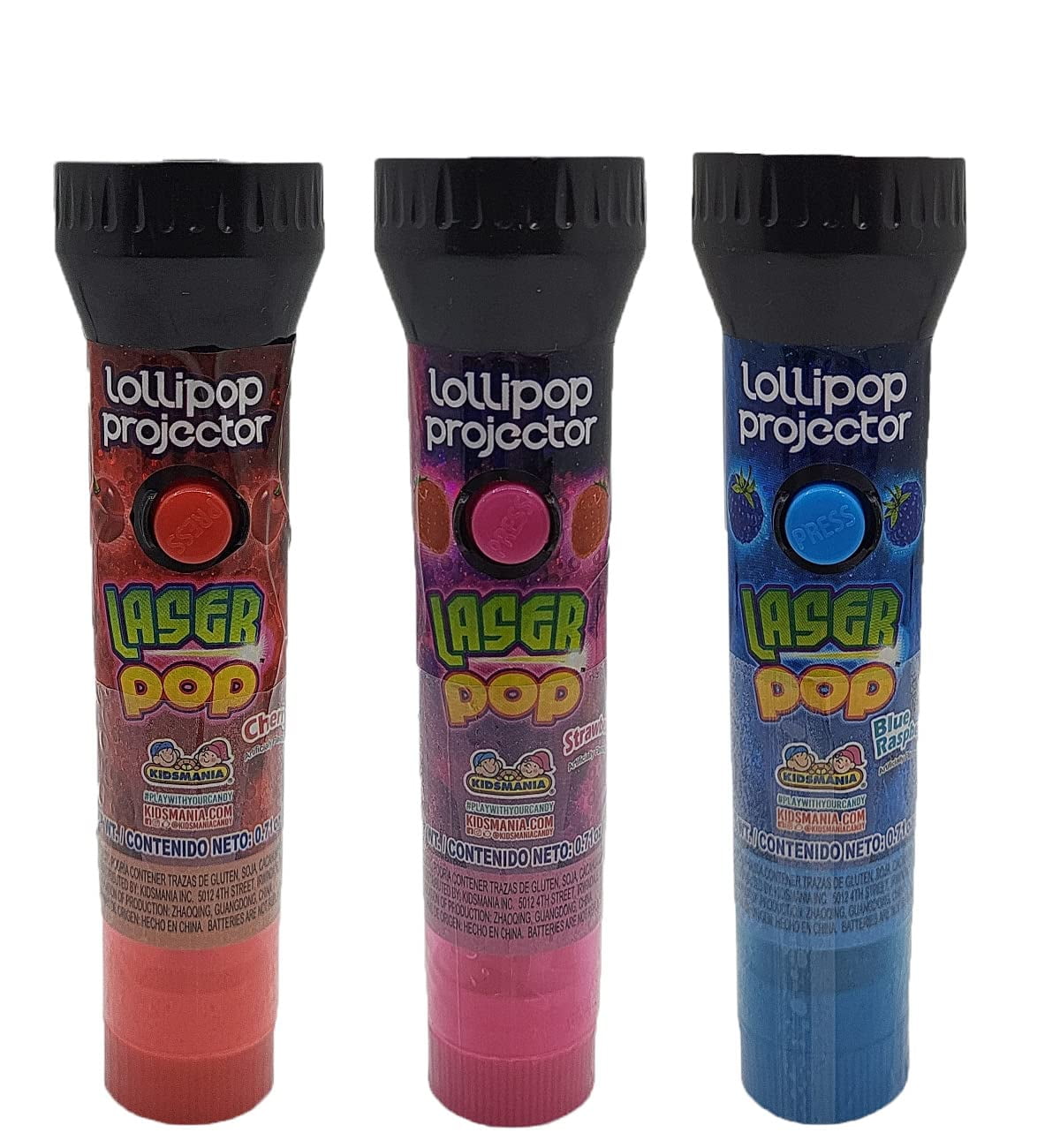 Kidsmania Laser Pop Lollipop Projector Candy (3 Packs) - Walmart.com