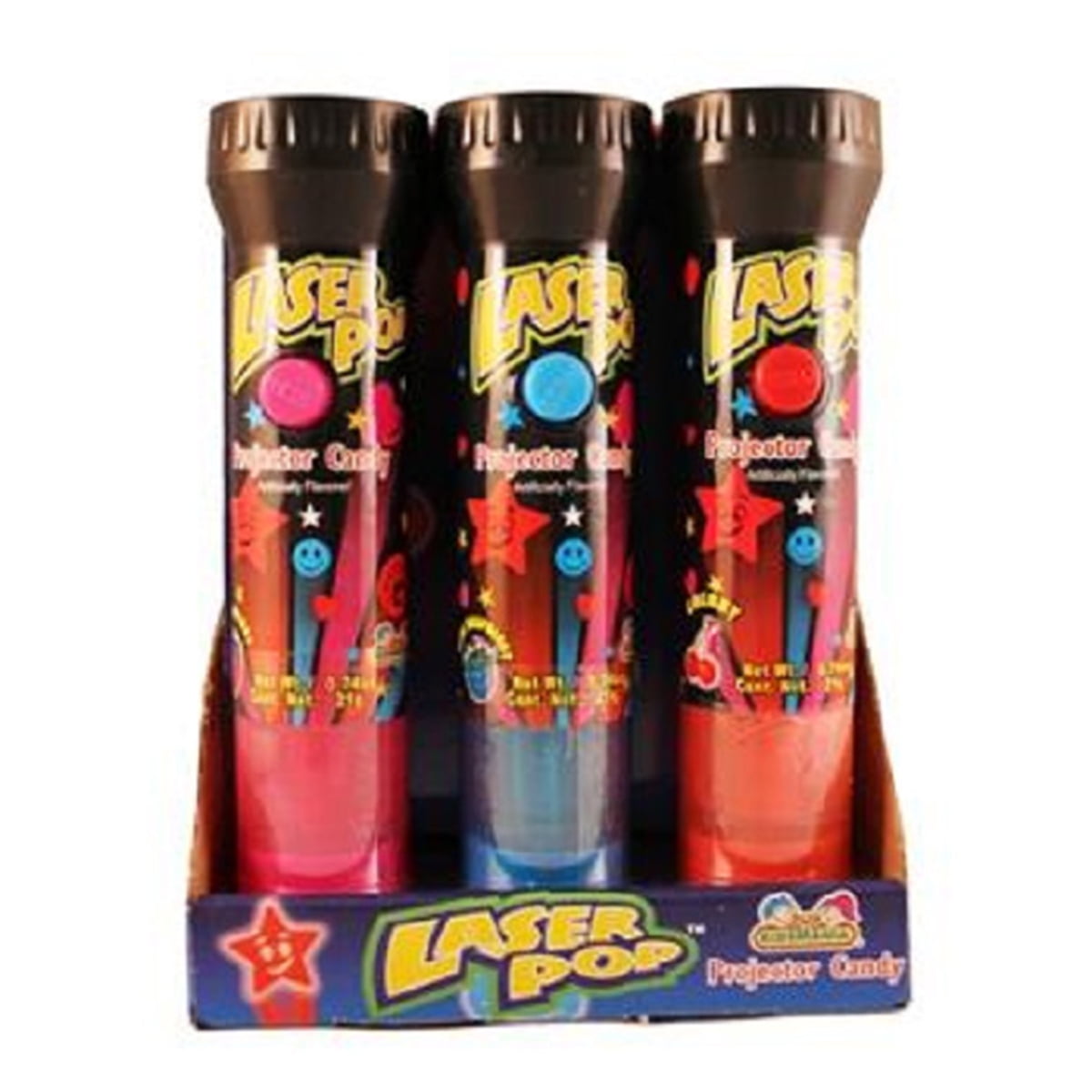 Kidsmania, Laser Pop Projector Candy, Count 12 - Sugar Candy / Grab ...
