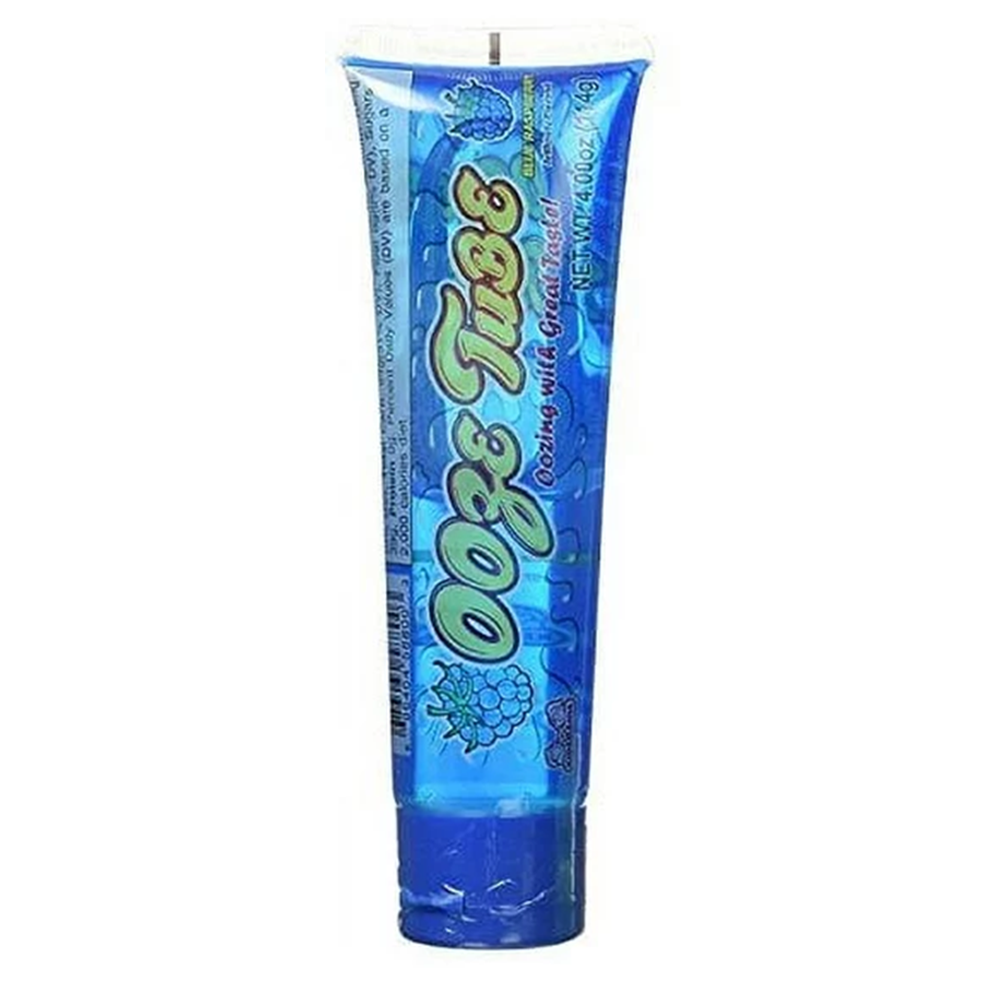 Kidsmania Ooze Tubes! Oozing with Great Taste Flavor, Blue Raspberry 4 ...