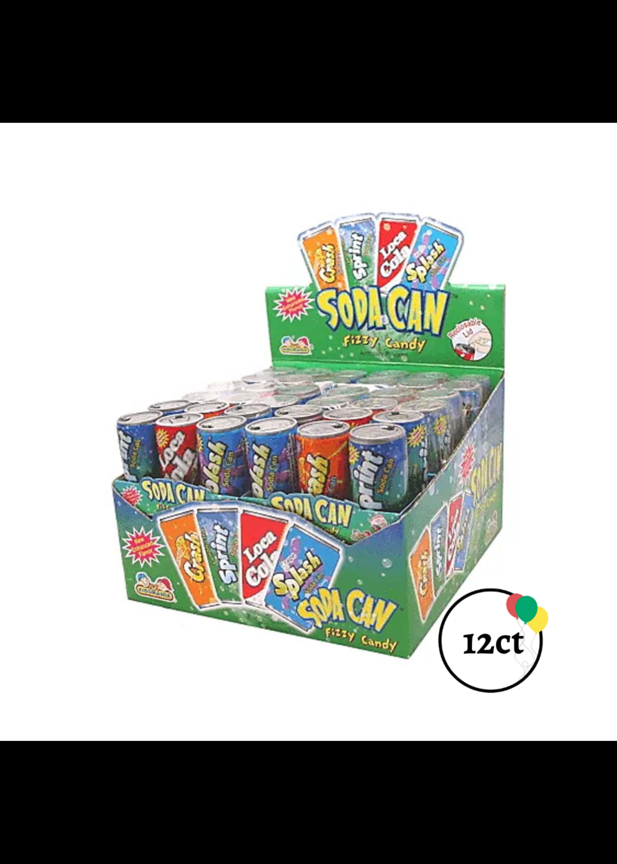 Kidsmania Soda Can 6-Pack Fizzy Candy 12 ct - Walmart.com