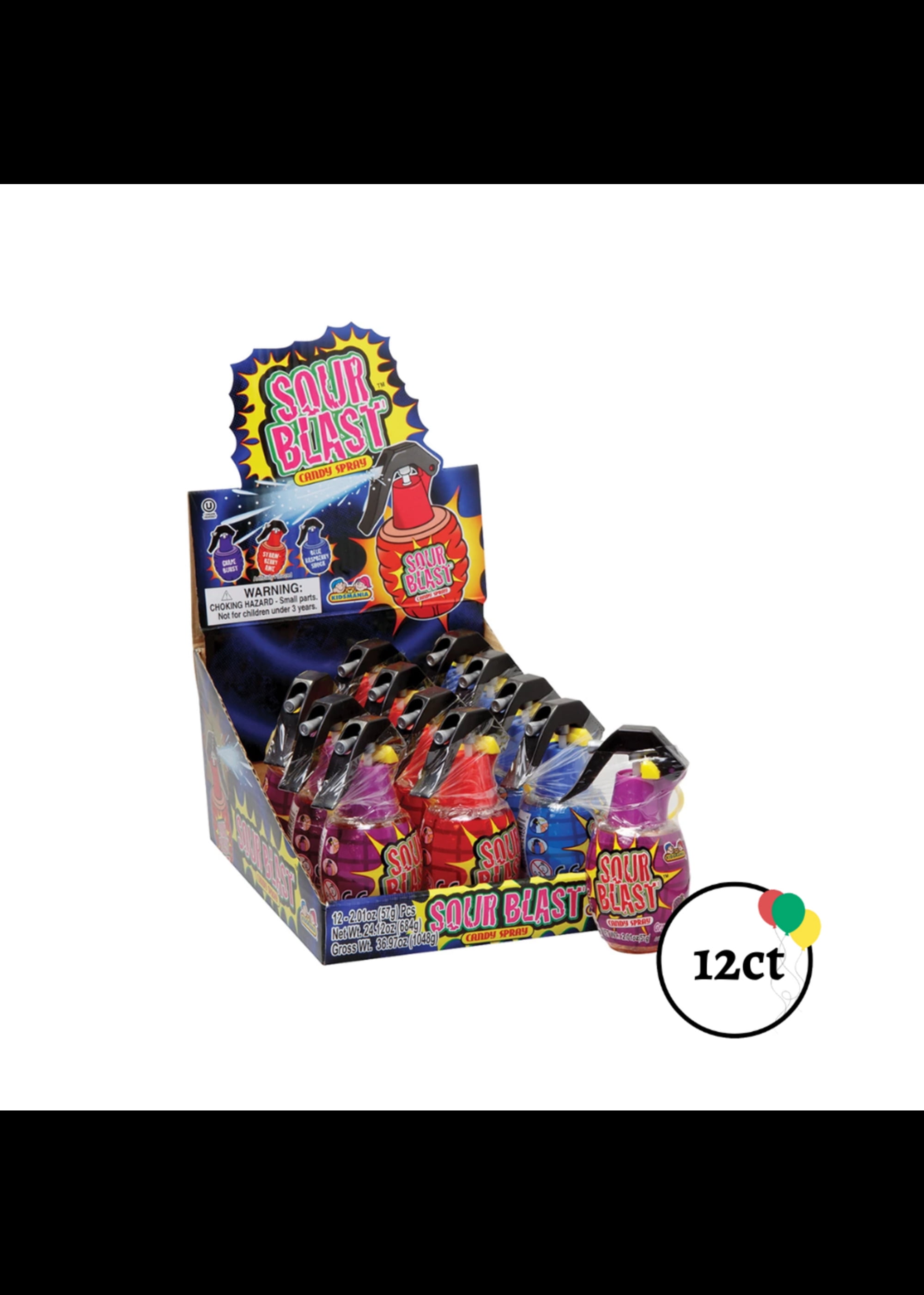Kidsmania Sour Blast Candy Spray 12 ct - Walmart.com