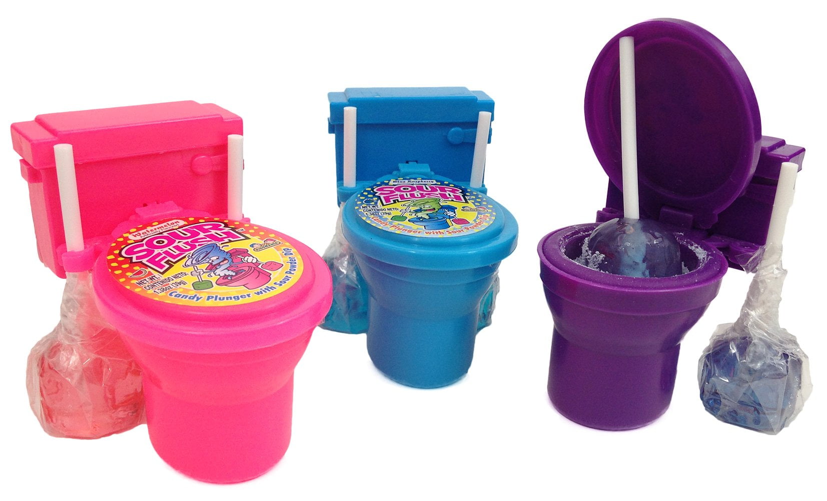 Kidsmania Sour Flush Watermelon, DMF15 Grape and Blue Raspberry Pack ...