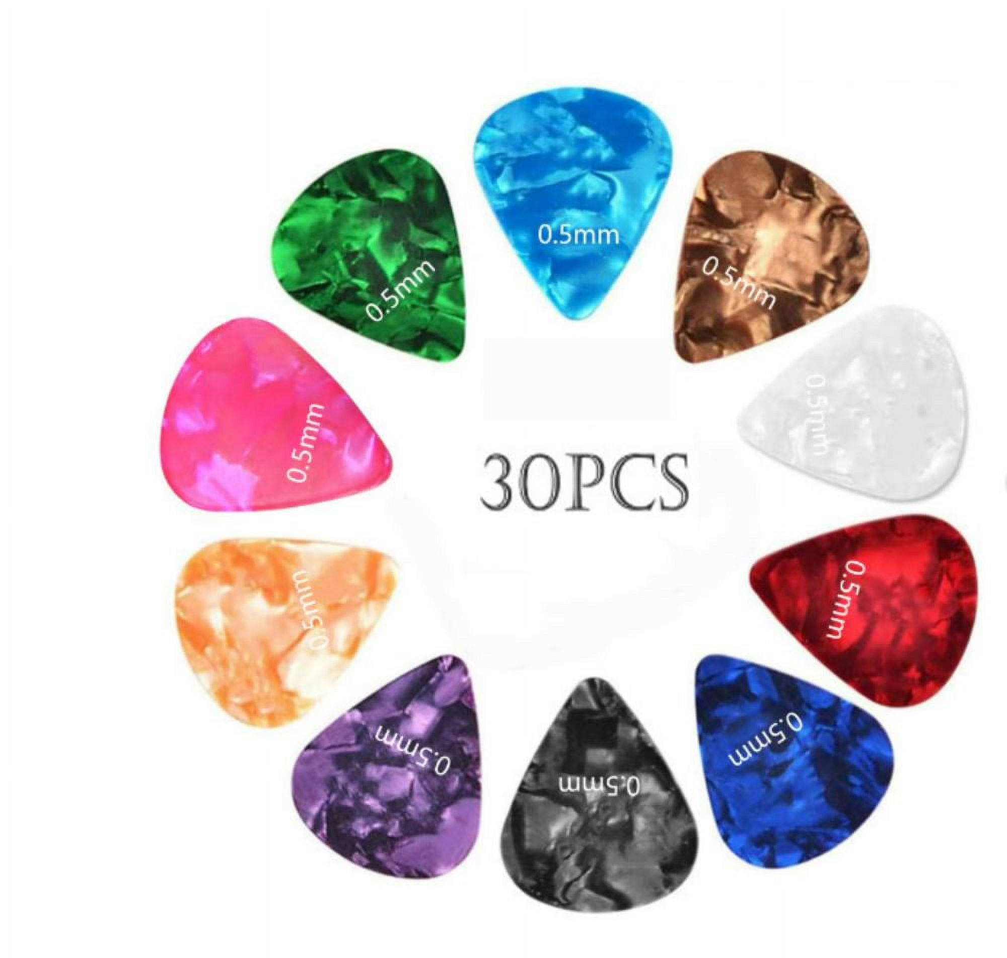 Kidsol 30 Pcs Guitar Picks, 3 Different Thicknesses of Abstract Art ...