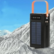 DuraHub - Solar Power USB Battery Bank with QI Wireless, True 20000mAh ...