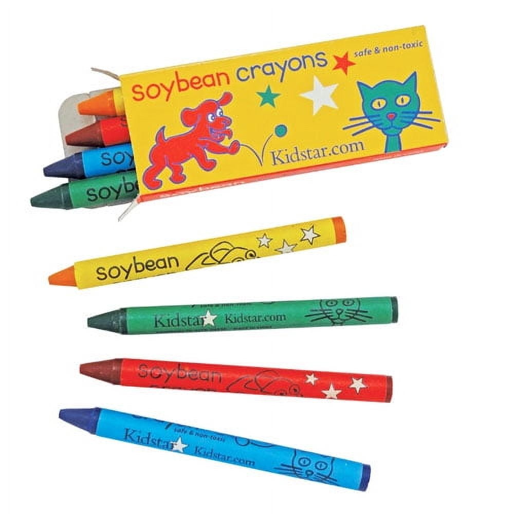Kidstar - KSCRAY4PK - Soybean 4-Pack Crayon Boxes - Walmart.com