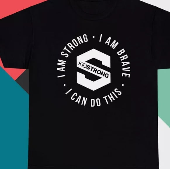 Kidstrong Logo Stronger Kids Fitness Trainer Funny T shirt - Walmart.com