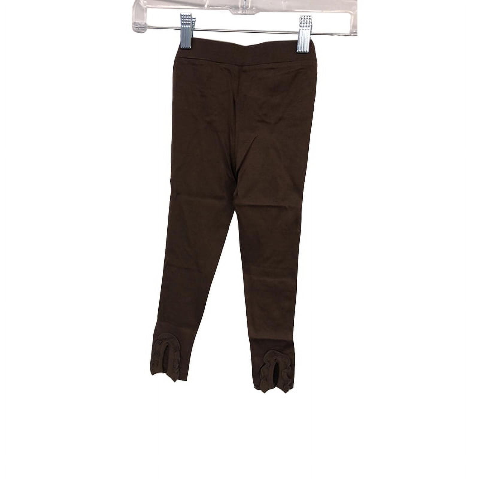 Kidsy Toddler Baby Girls Frilled Pants – Peruvian Pima Cotton, Elastic ...