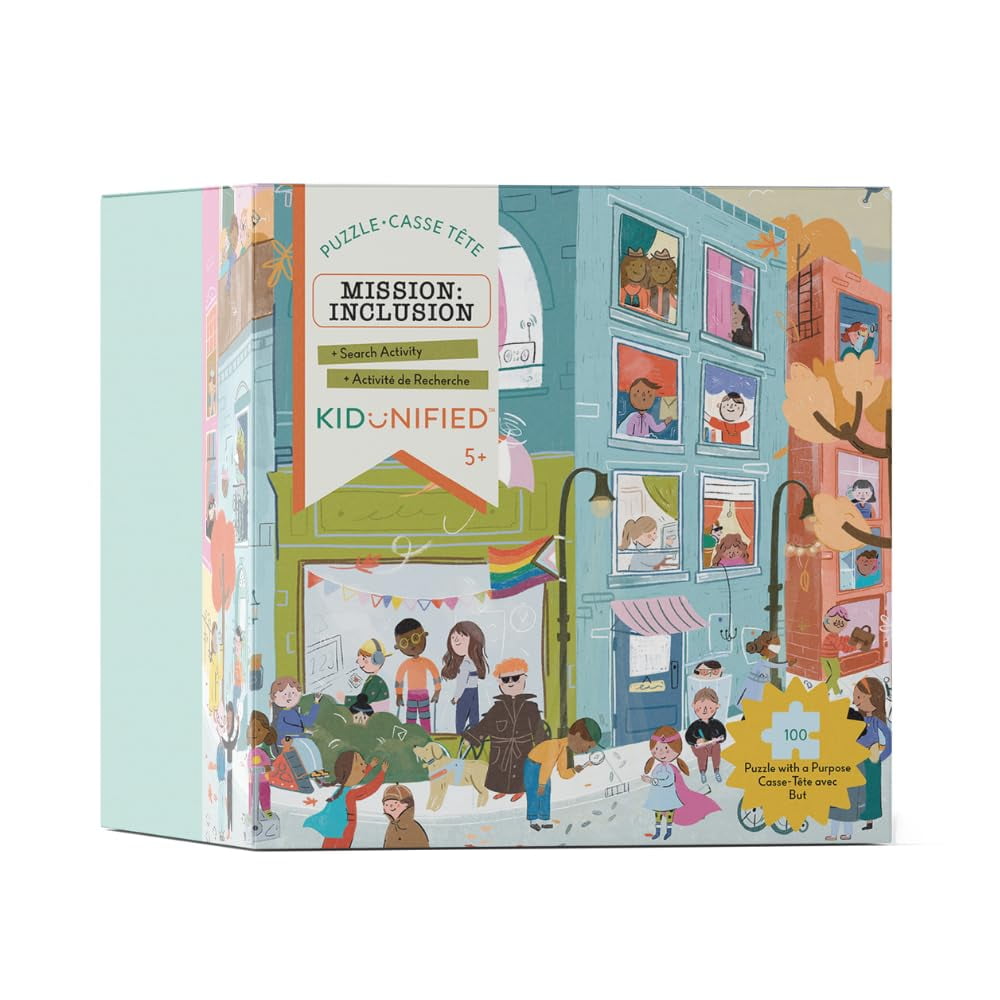 Kidunified Mission: Inclusion Puzzle STF9 | 100-Piece Ages 5-12 | Gift ...