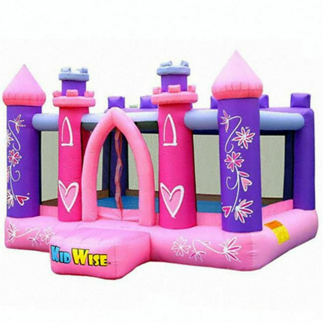 Kidwise Small Kids Play Bouncer - Princess Party Jumper with Bounce ...