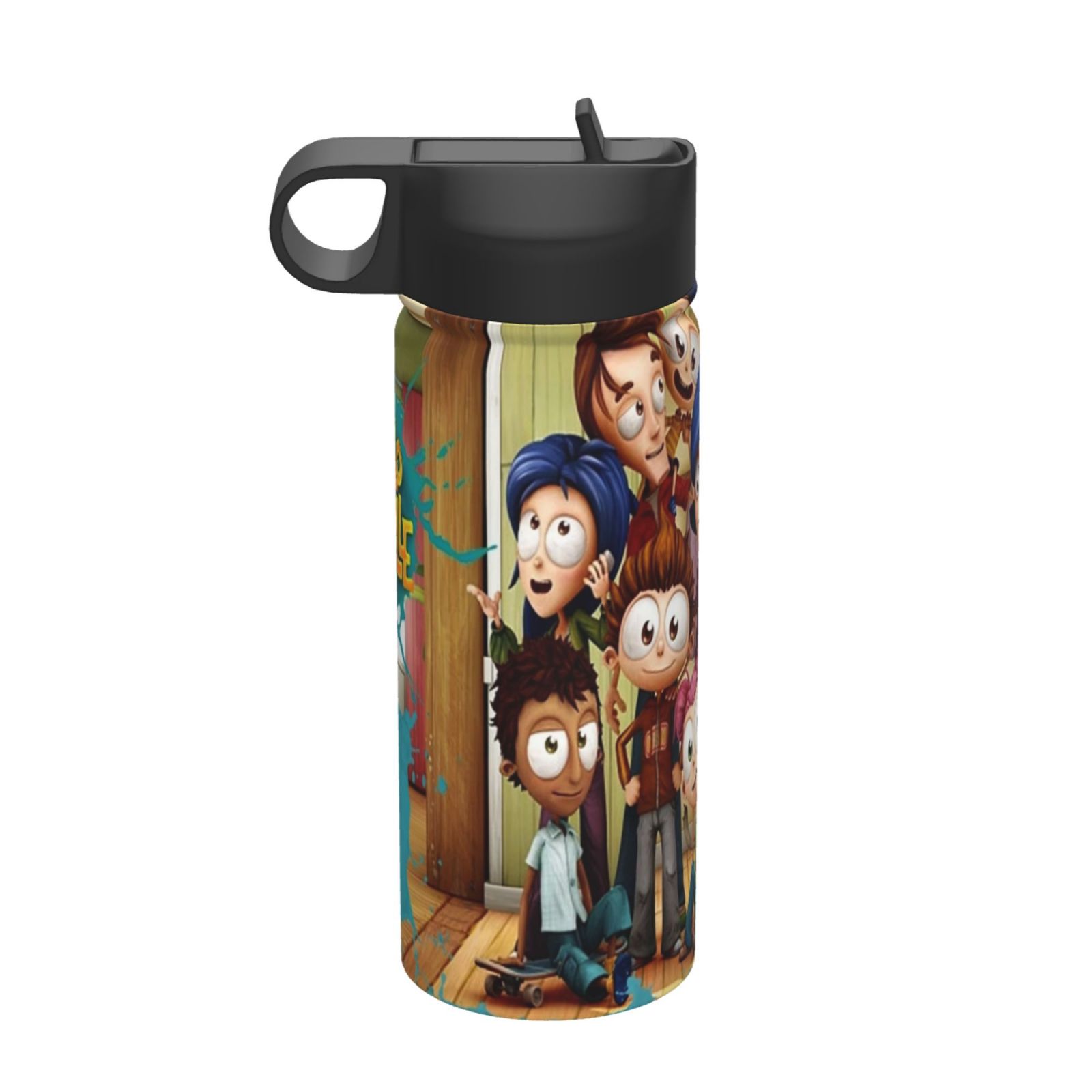 Kidz Bop Kids Insulated Water Bottle With Straw - 18 Oz Stainless Steel ...