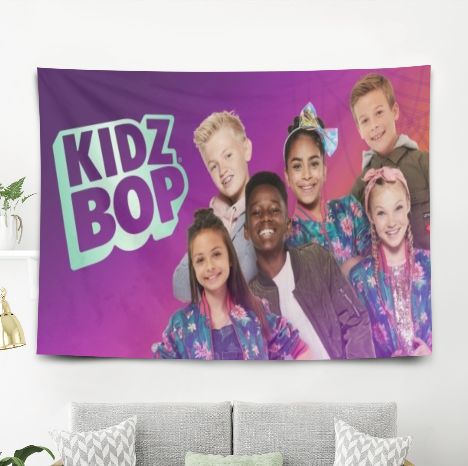 Kidz Bop Tapestry Gift Wall Hanging Backdrop for Room Bedroom Girls ...