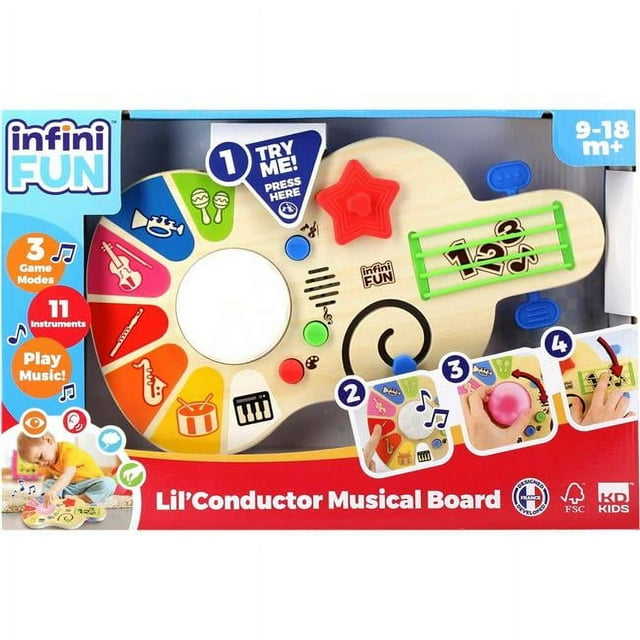 Kidz Delight Lil Conductor Keyboard Toy - Walmart.com