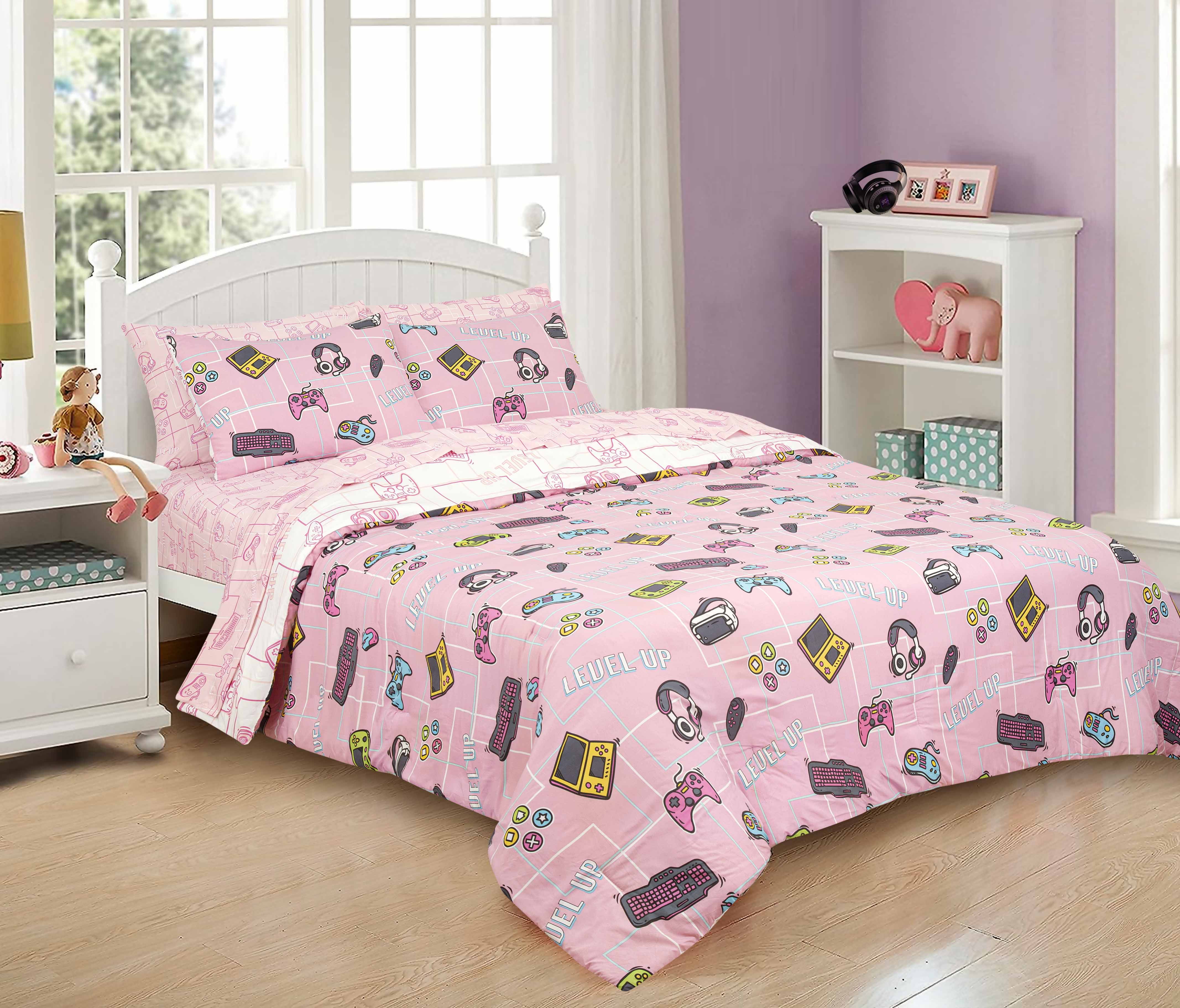 Kidz Mix Gamer Girl Bed in a Bag, Full - Walmart.com