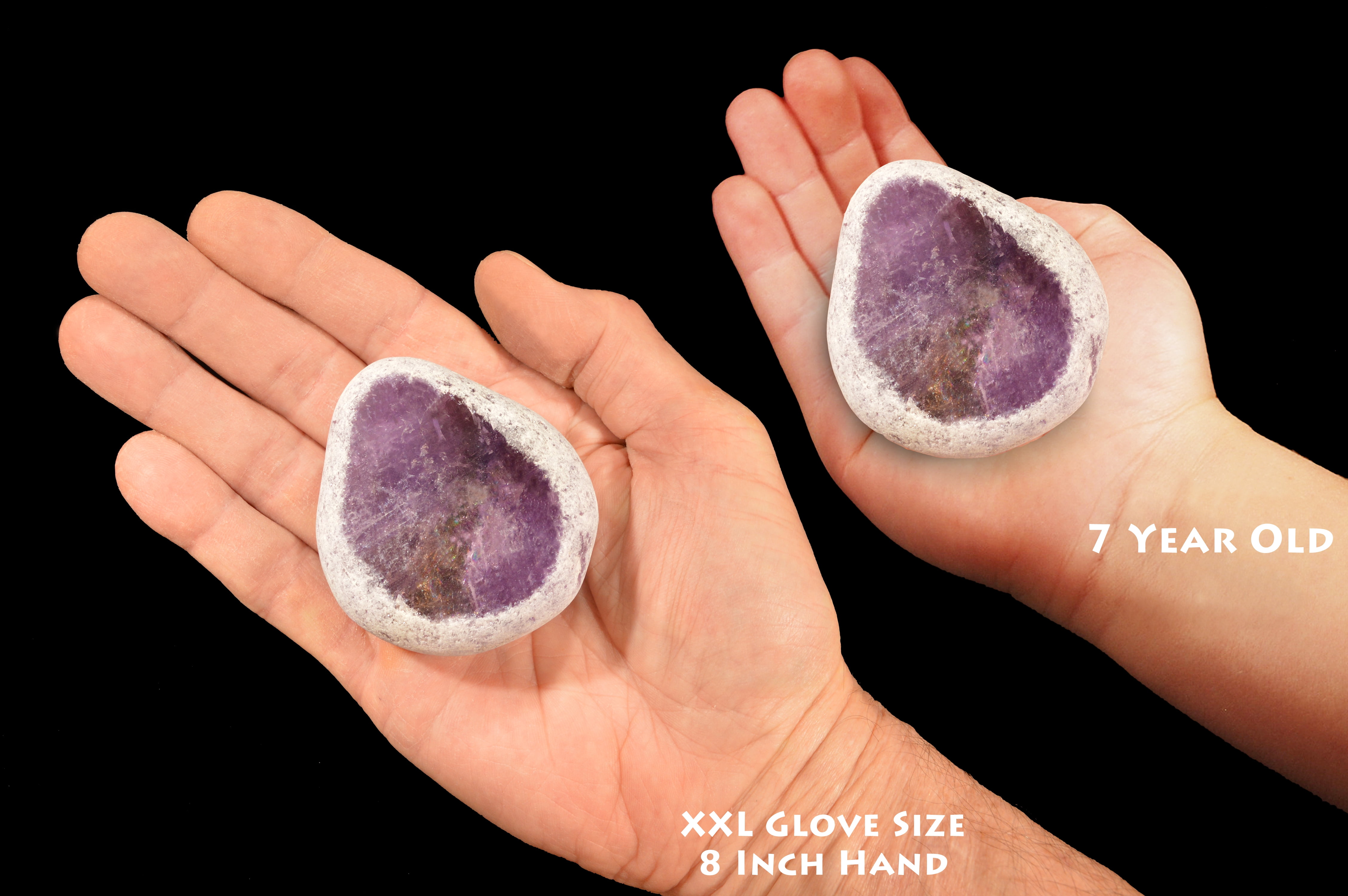 Kidz Rocks Amethyst Seer Stone 2 3/4" 5-8 oz Dreamer Raw Chakra Healing ...