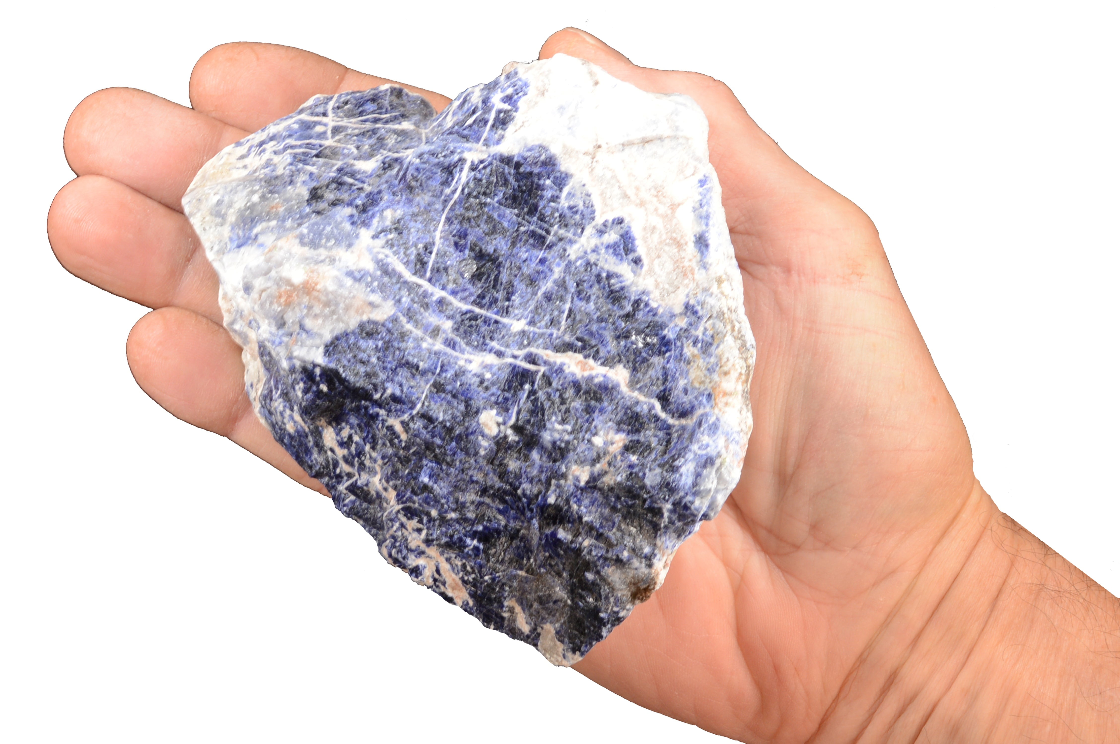 Kidz Rocks Blue Sodalite 5" 2 lb -3 lb Raw Chakra Healing Crystal Rock ...