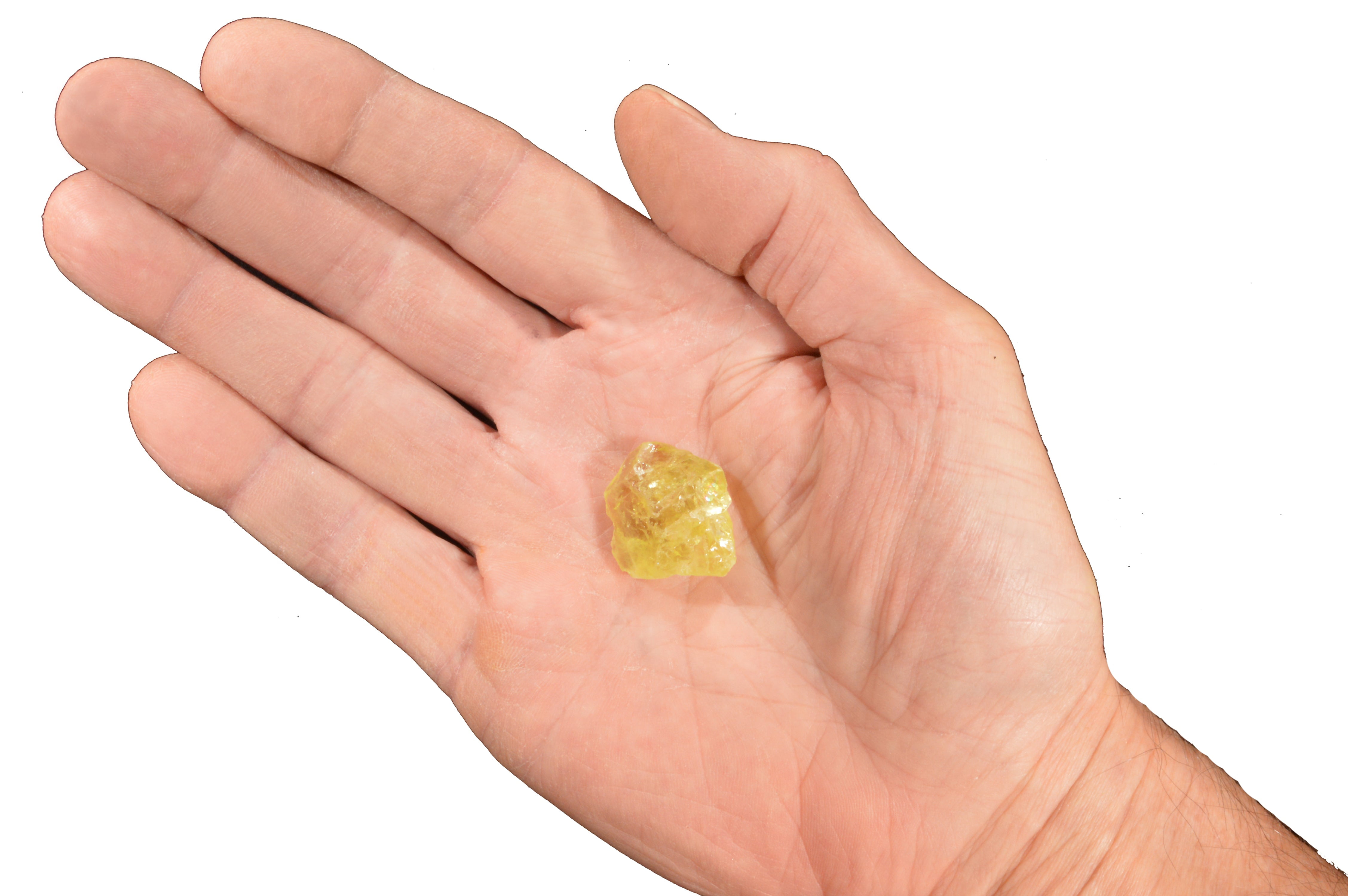 Kidz Rocks Citrine 1" Facet Grade Raw Chakra Healing Crystal Yellow ...